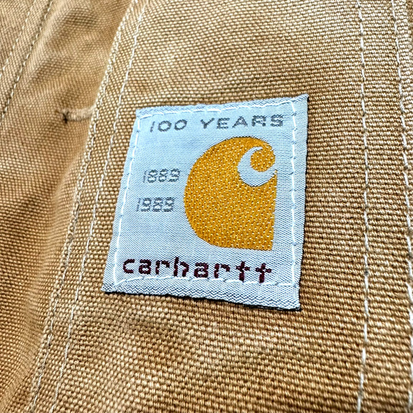 Carhartt | Other | Vintage 8s Carhartt Canvas Double Knee Bib Overalls ...